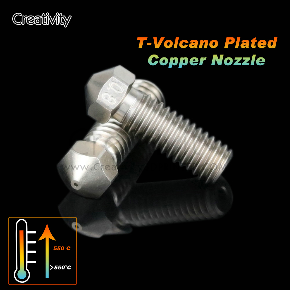 Volcano Plated Copper Nozzle