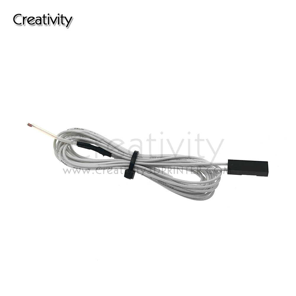 5pcs Lot 100k Ohm Ntc 3950 Thermistors Sensors With Cable 3d Printers