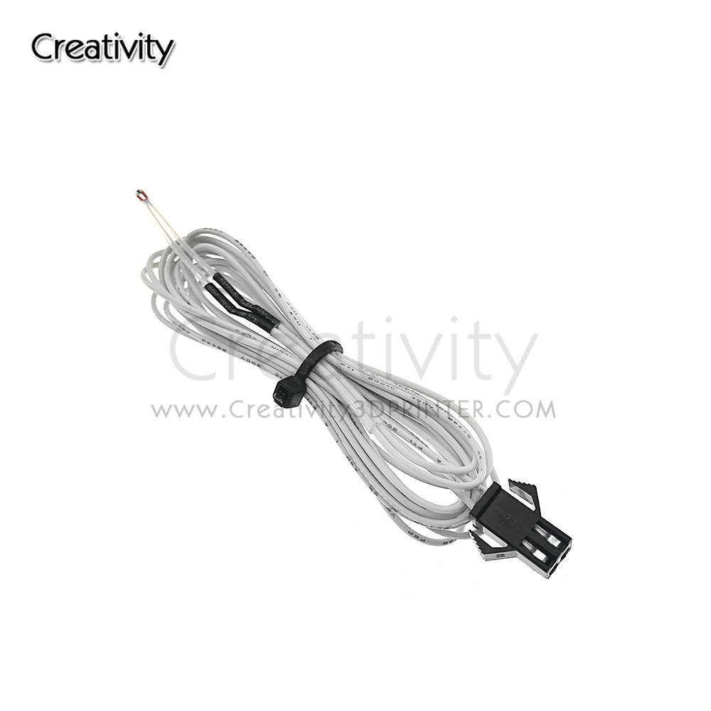 5pcs Lot 100k Ohm Ntc 3950 Thermistors Sensors With Cable 3d Printers