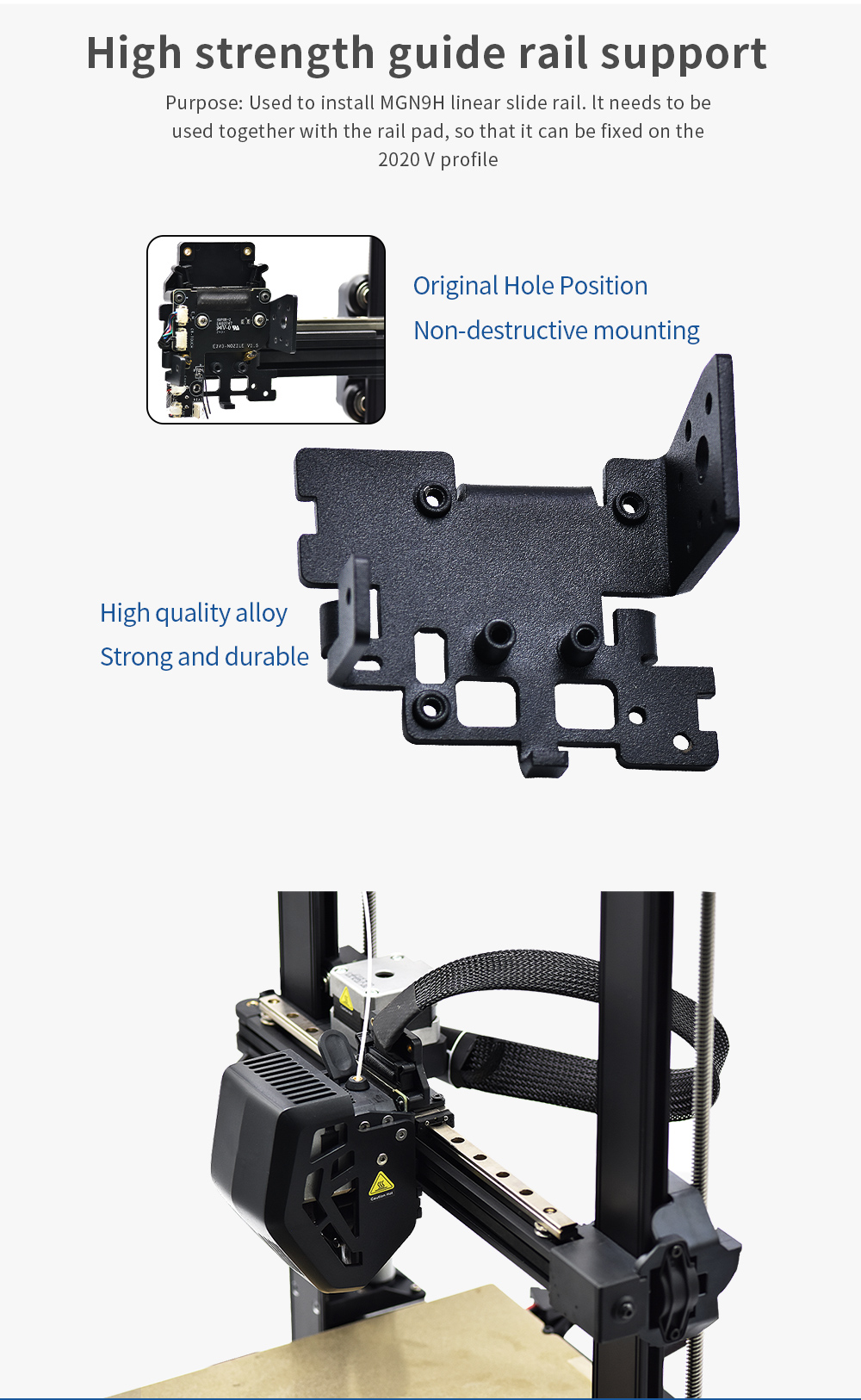 Ender 3 X Axis Rail Upgrade Kit