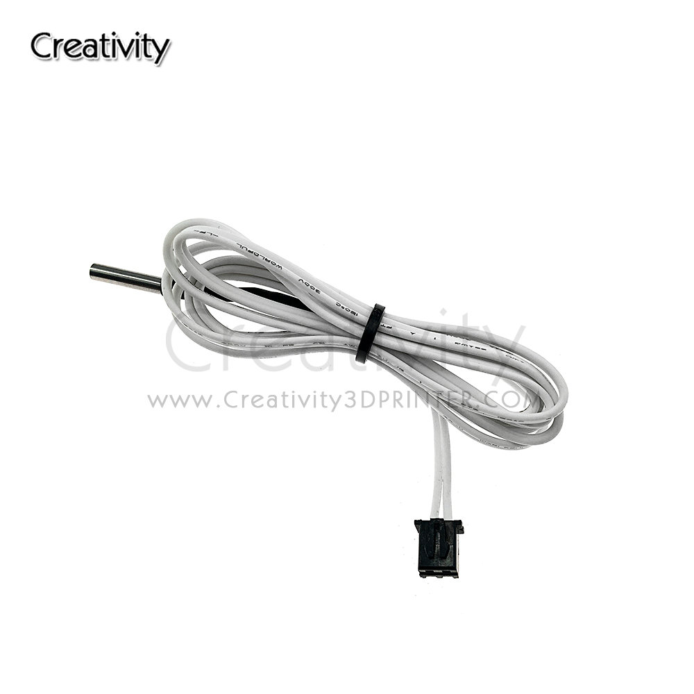 5pcs Lot 100k Ohm Ntc 3950 Thermistors Sensors With Cable 3d Printers